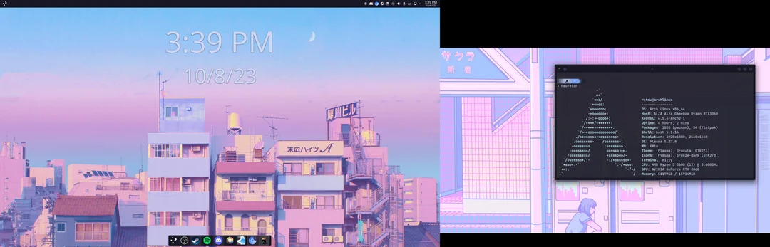 [Kde plasma] My first rice! | Scrolller