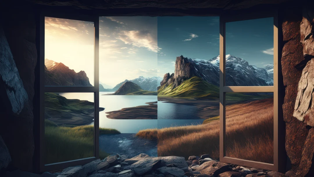 Scenic Views Through A Window [1920x1080] | Scrolller