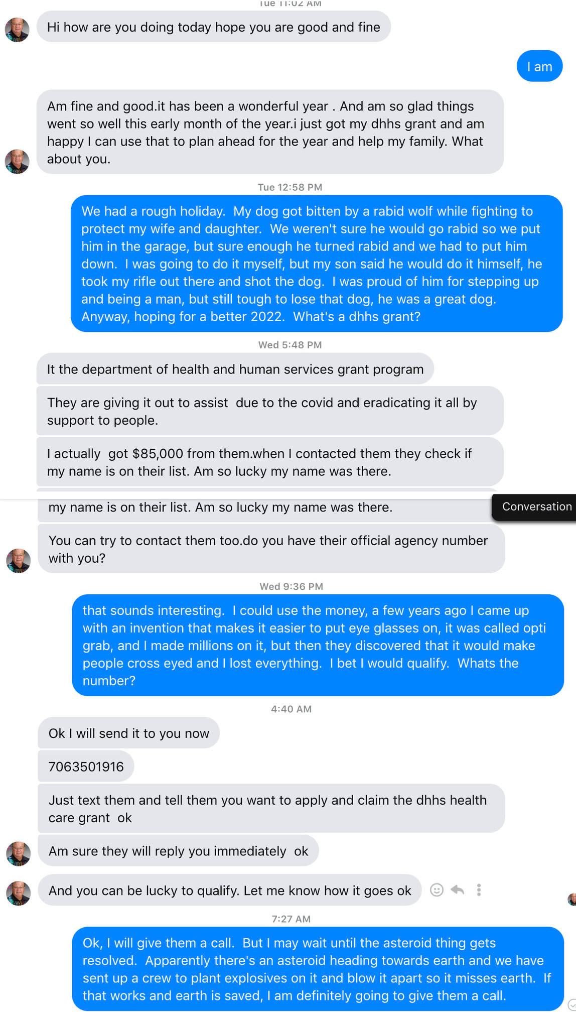 Reverse scamming with movie plots | Scrolller