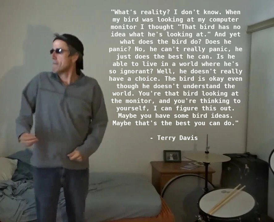"What's reality?" Terry Davis [886x720] | Scrolller