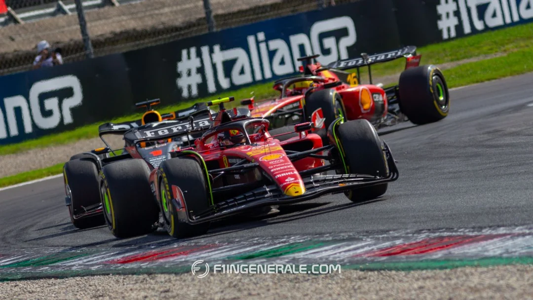 Discover more like F1Porn: Sainz chased by Verstappen and Leclerc during Italian GP [6000x4000 ...