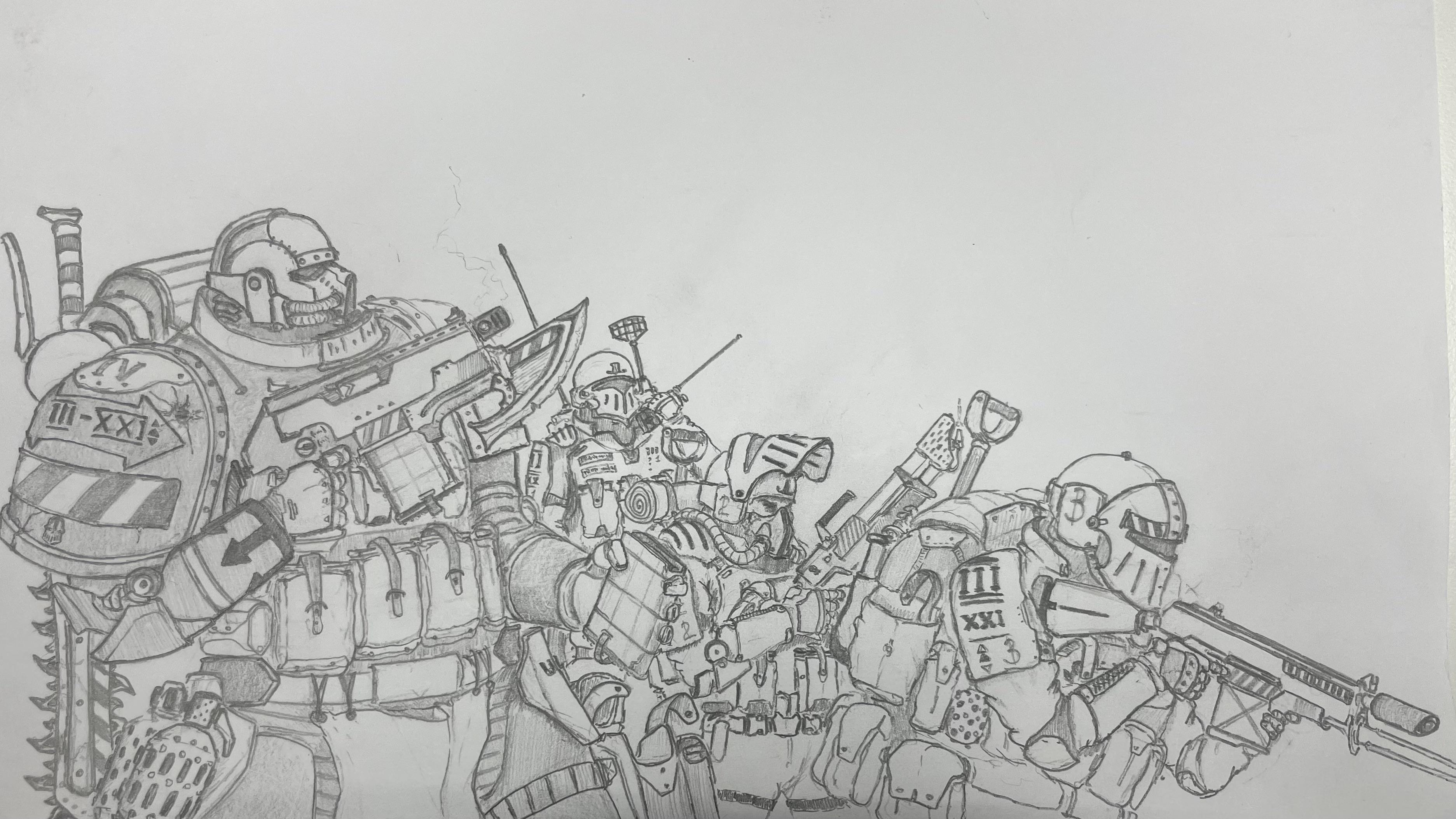 The Fortress Defence inspection team | Scrolller