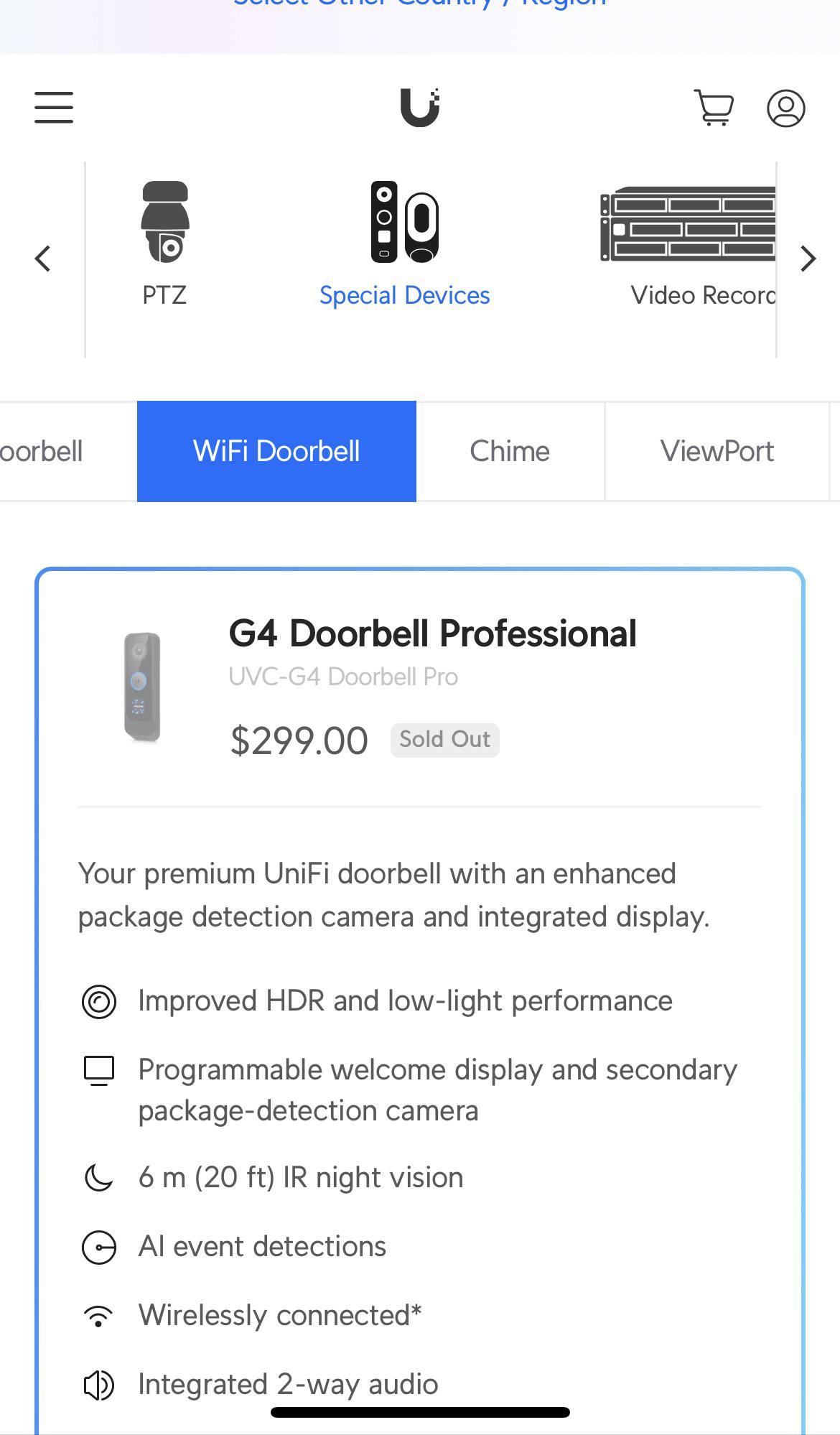 G4 doorbell stock? | Scrolller
