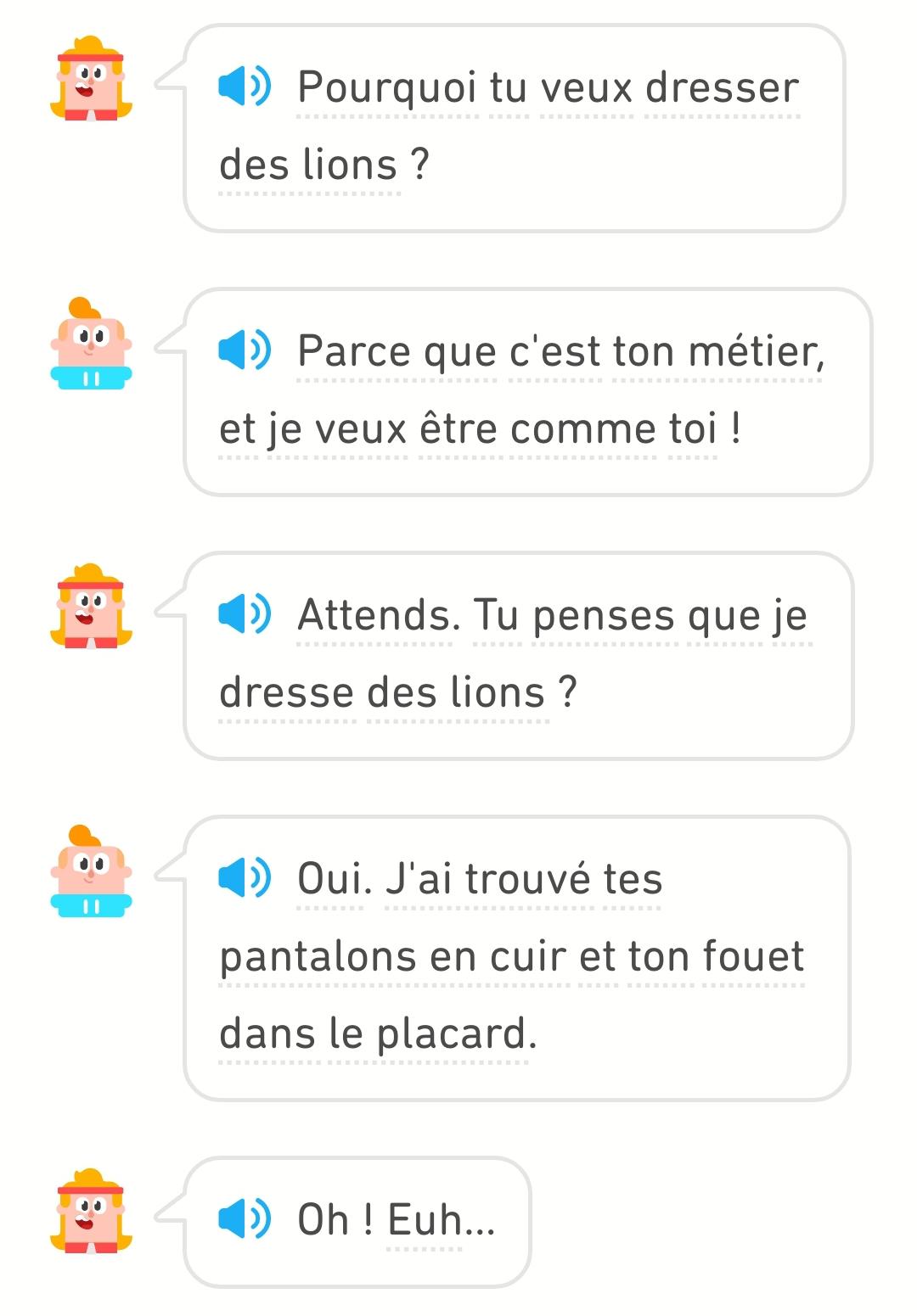 Duolingo getting a bit spicy! | Scrolller