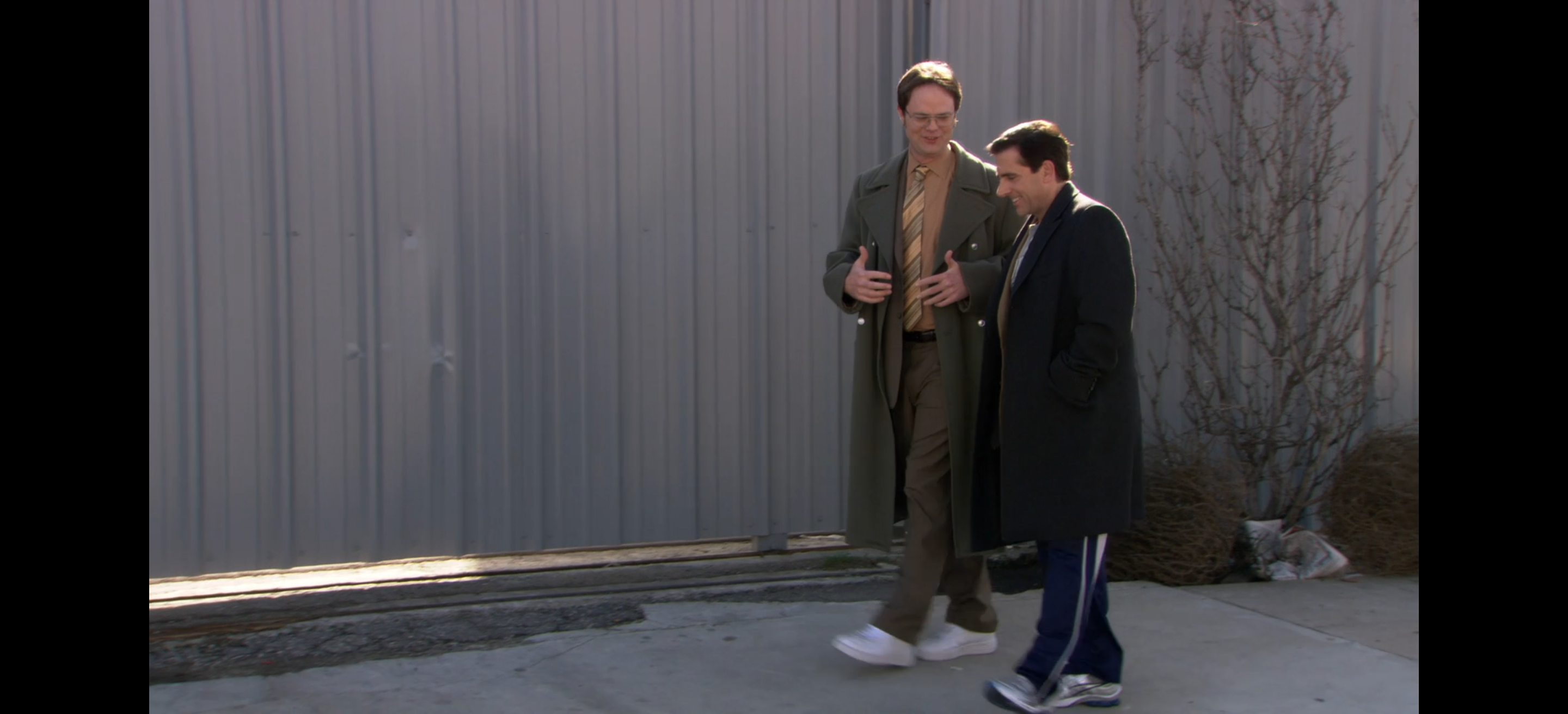 Why is Dwight wearing white trainers? | Scrolller
