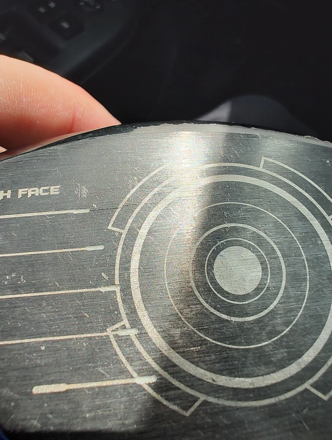 Driver face cracked? | Scrolller