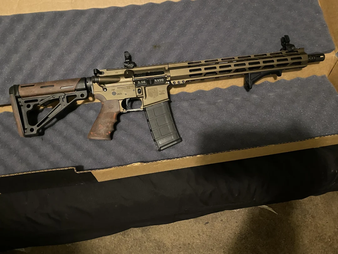 First AR15 🫡it’s not finished still need a new trigger and charging handle | Scrolller