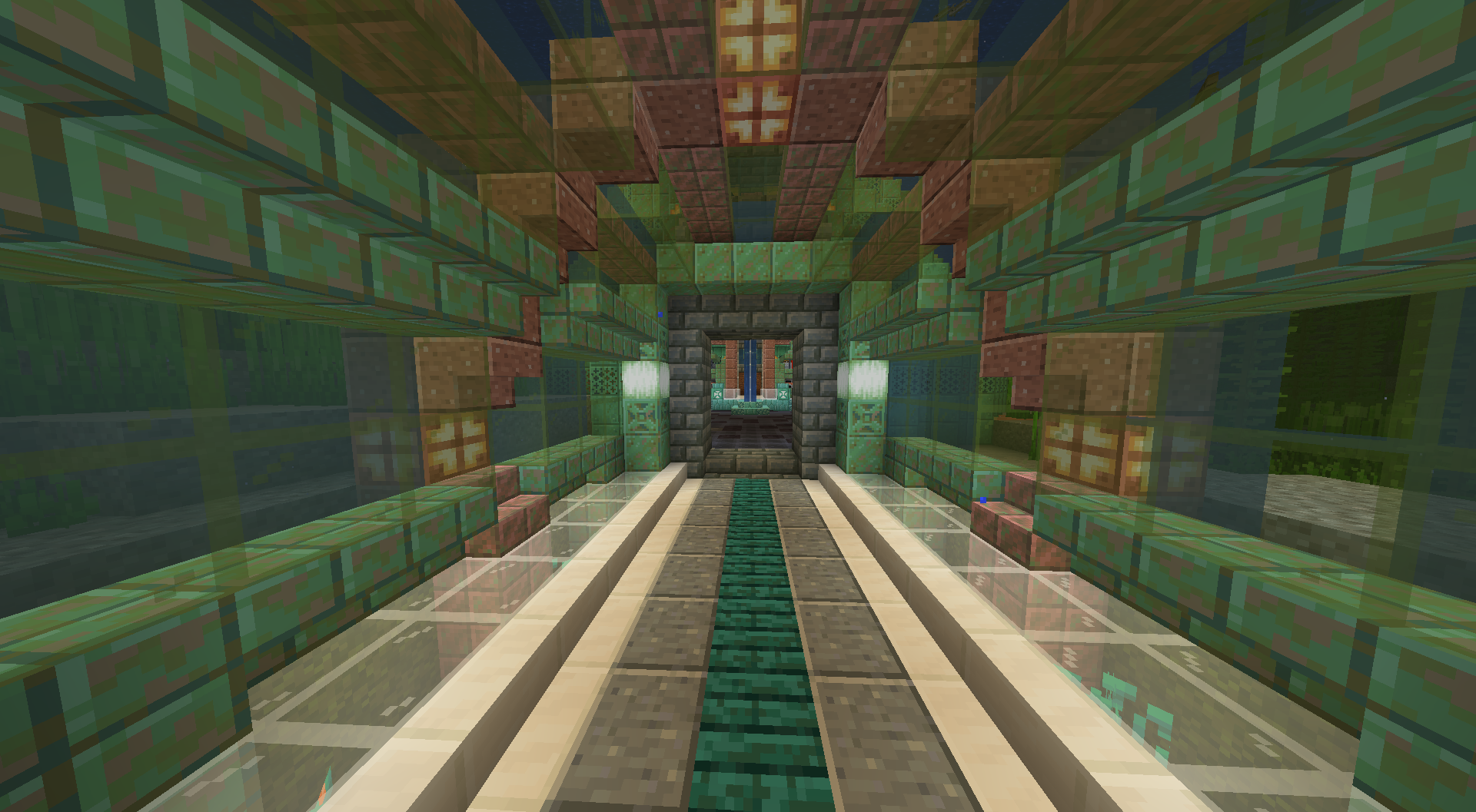 Thoughts on this underwater tunnel design I'm working on for my 1.20.1 survival base? | Scrolller