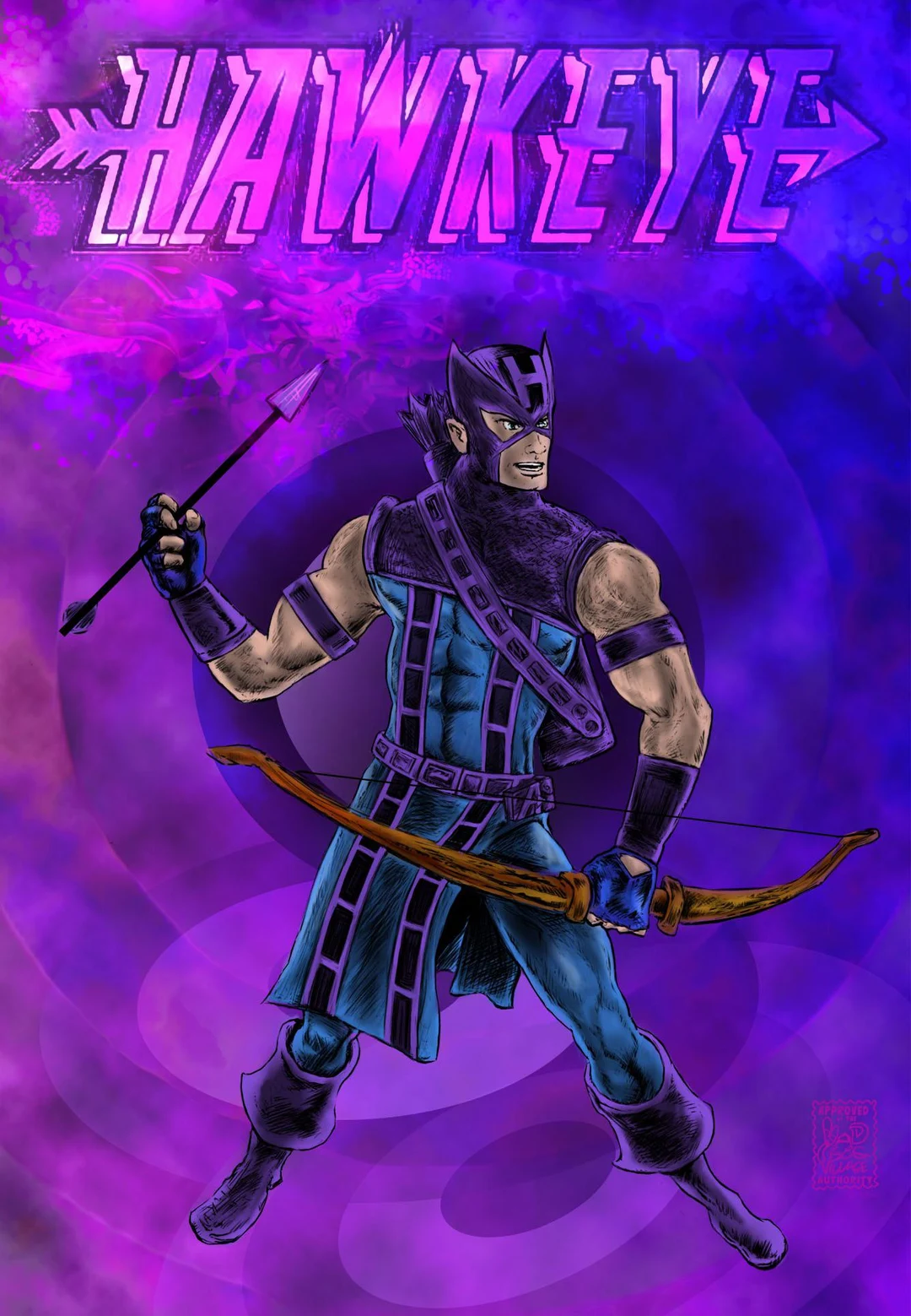 Hawkeye fan art by me done on Photoshop | Scrolller