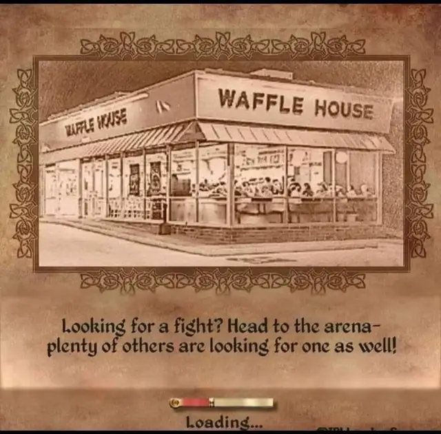 Our Waffle House had the windows shot out at 2am the month it opened. | Scrolller