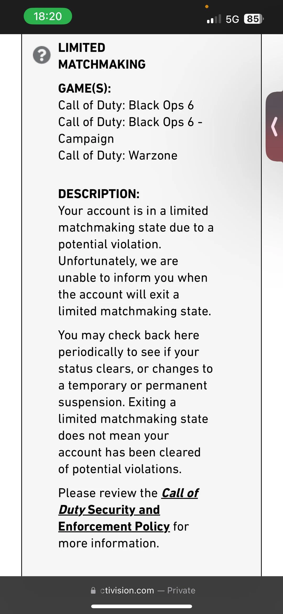 Discover more like Warzone: Anyone know how long shadow bans last? and Related Content | Scrolller