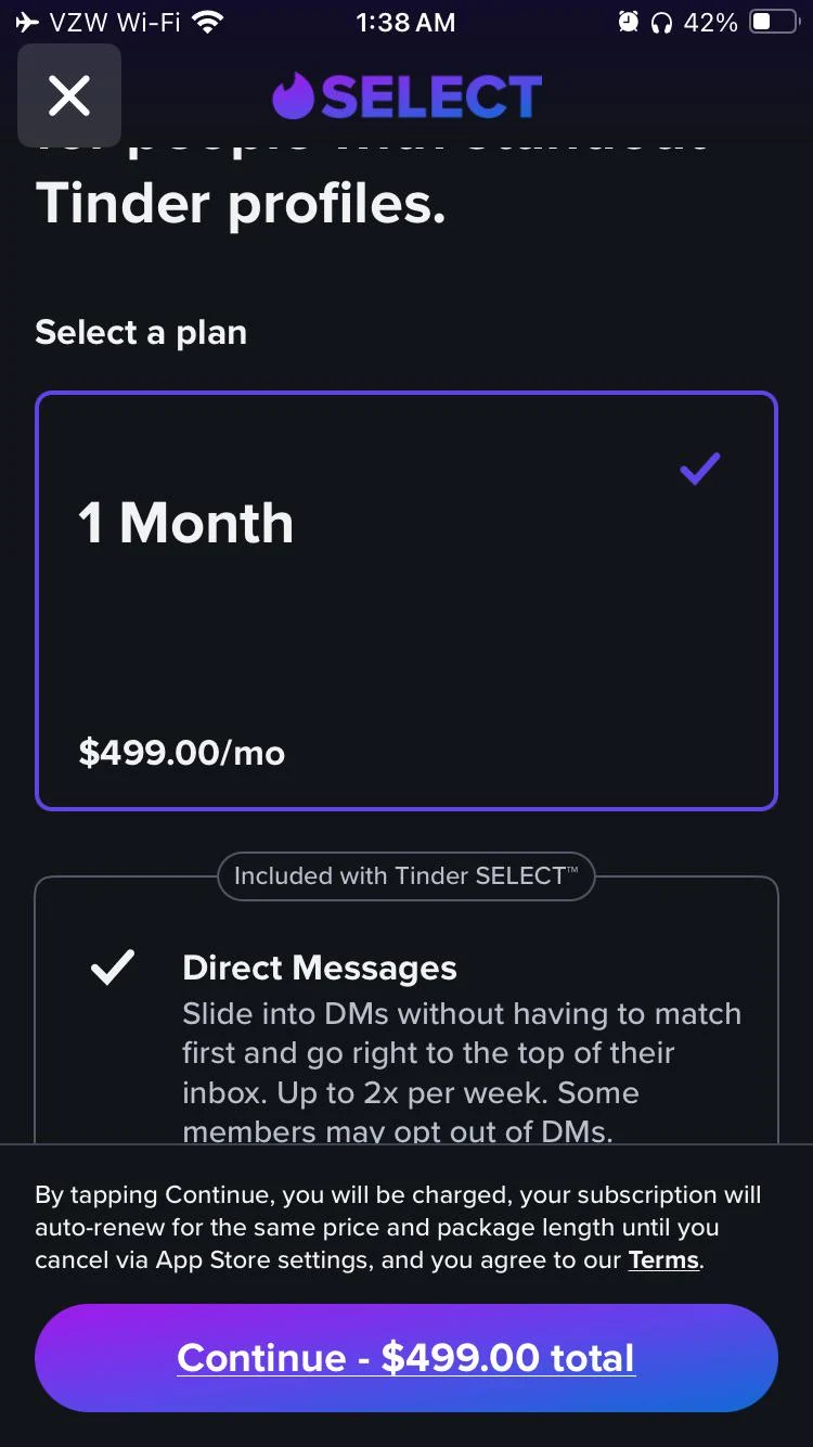tinder select; what even ? | Scrolller