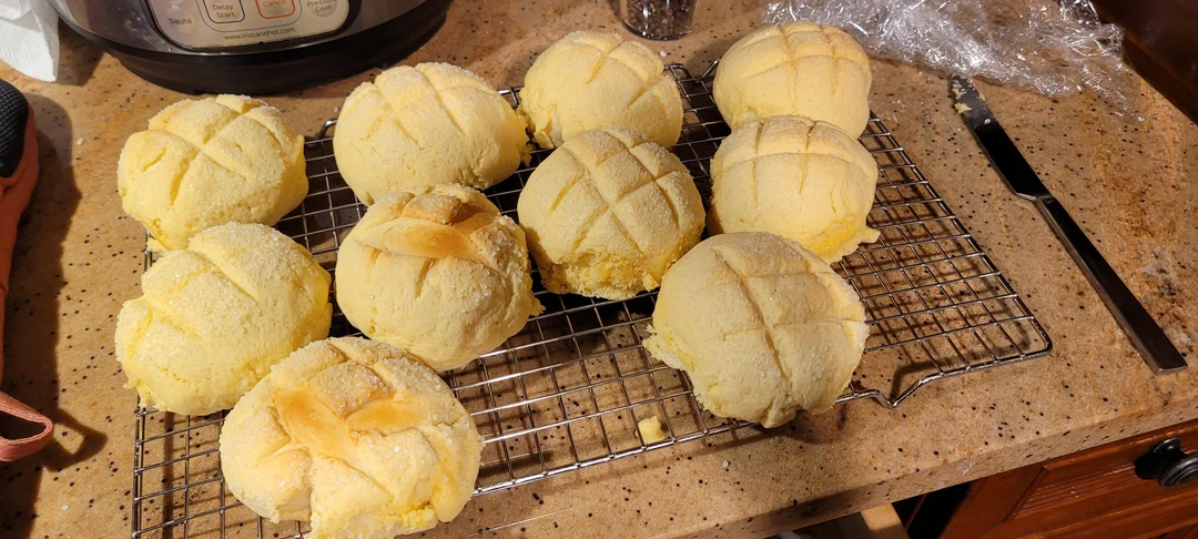 Baked Melon Bread for the first time | Scrolller