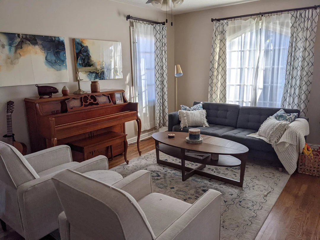 The living room in my 1938 Tudor home | Scrolller