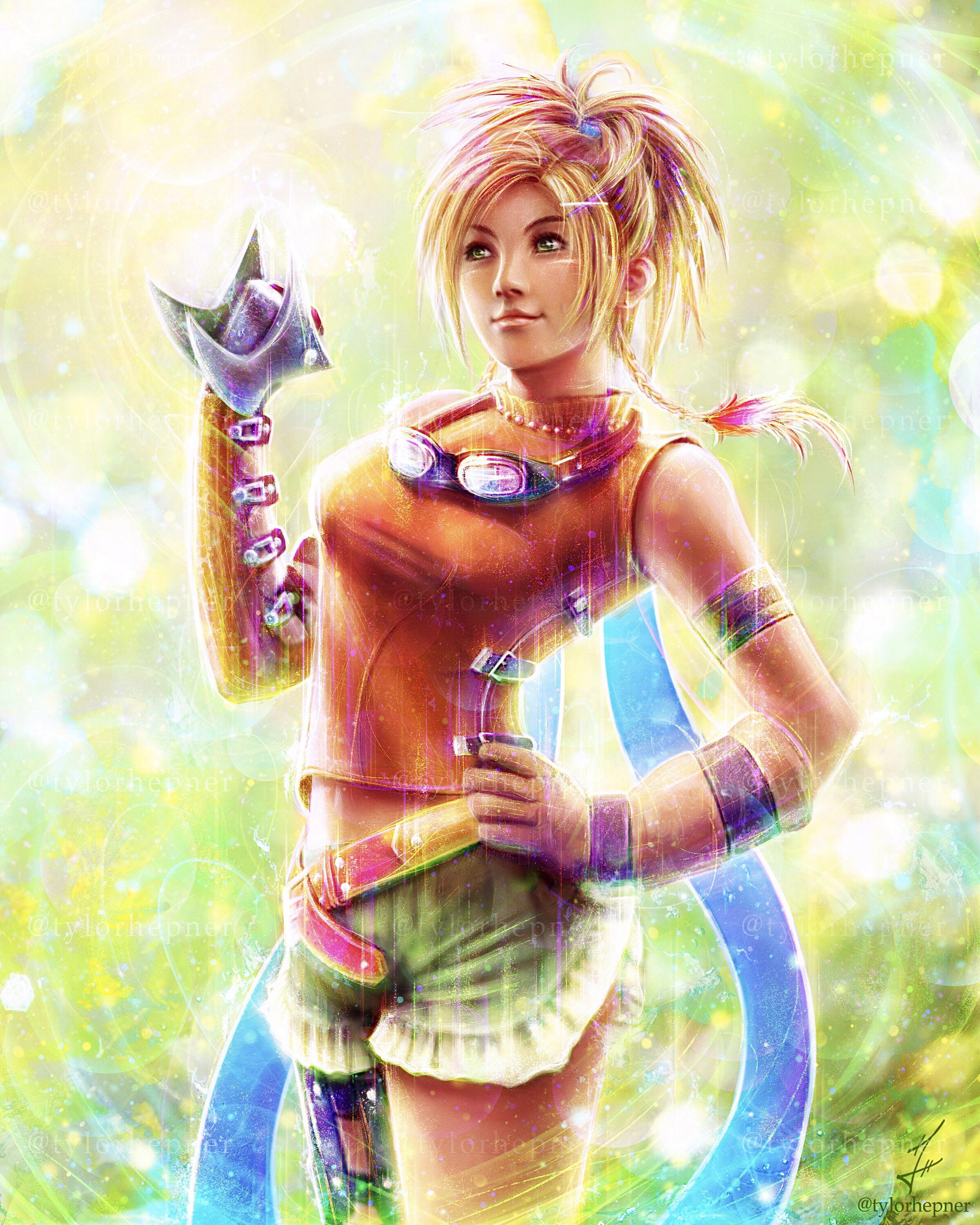 Rikku Painting- Continuing my FFX Drawing Series | Scrolller