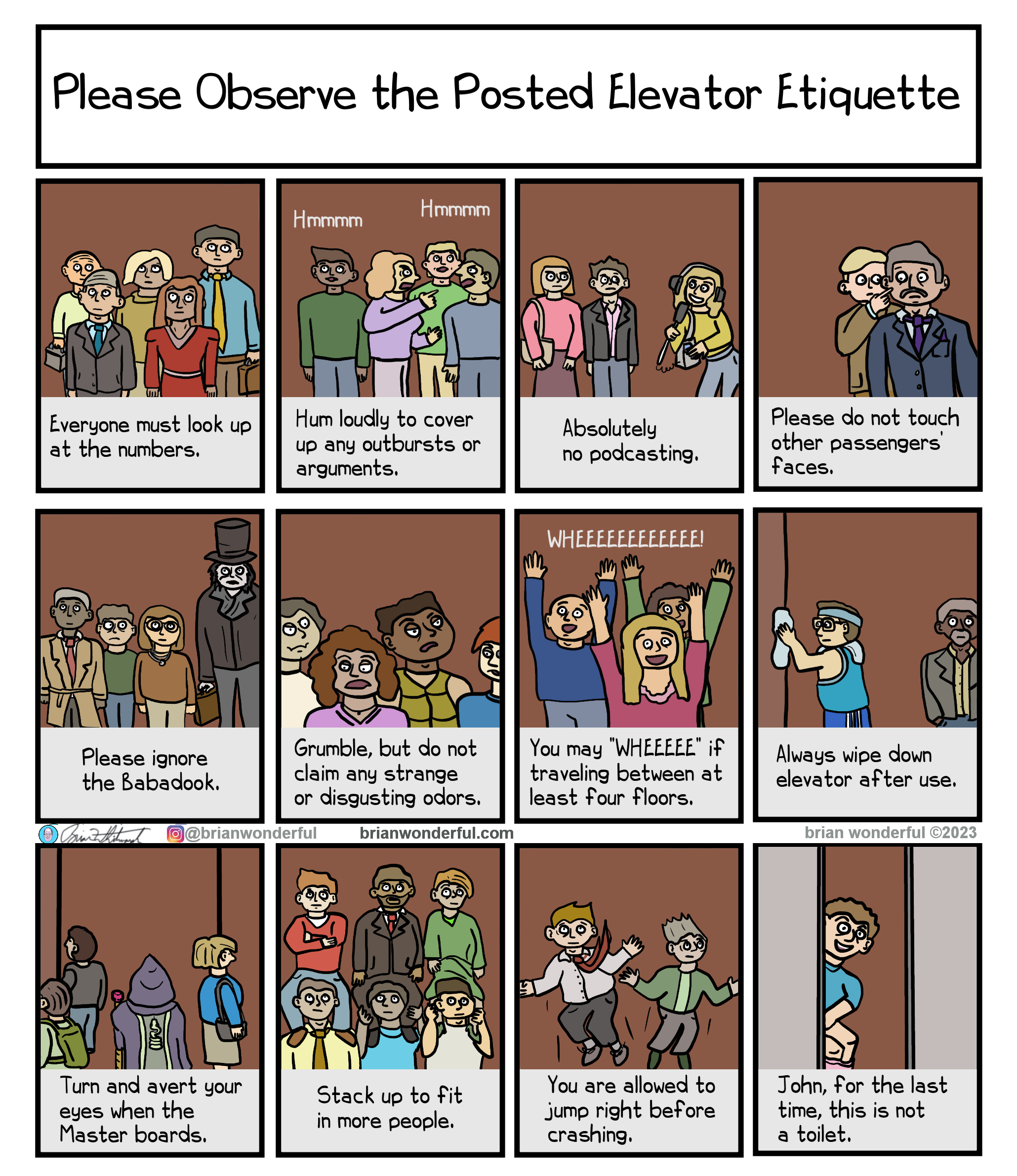 Elevator Etiquette [OC] | Scrolller