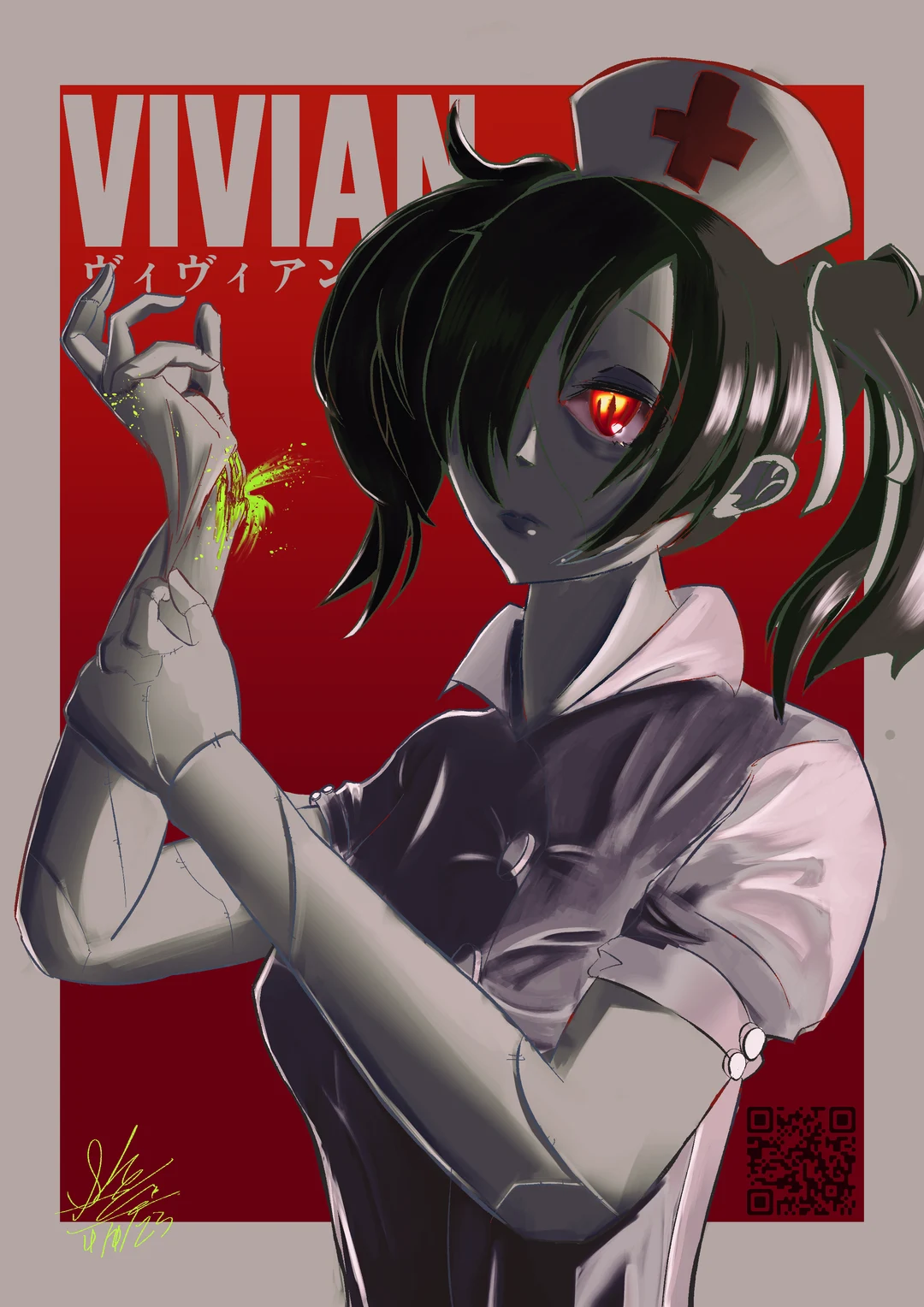 Vivian, me, digital, 2023 | Scrolller