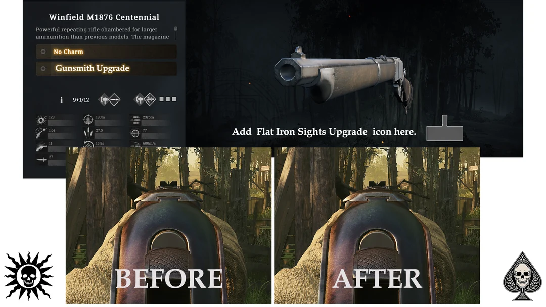 Gunsmith Upgrade - Flat Iron Sights | Scrolller
