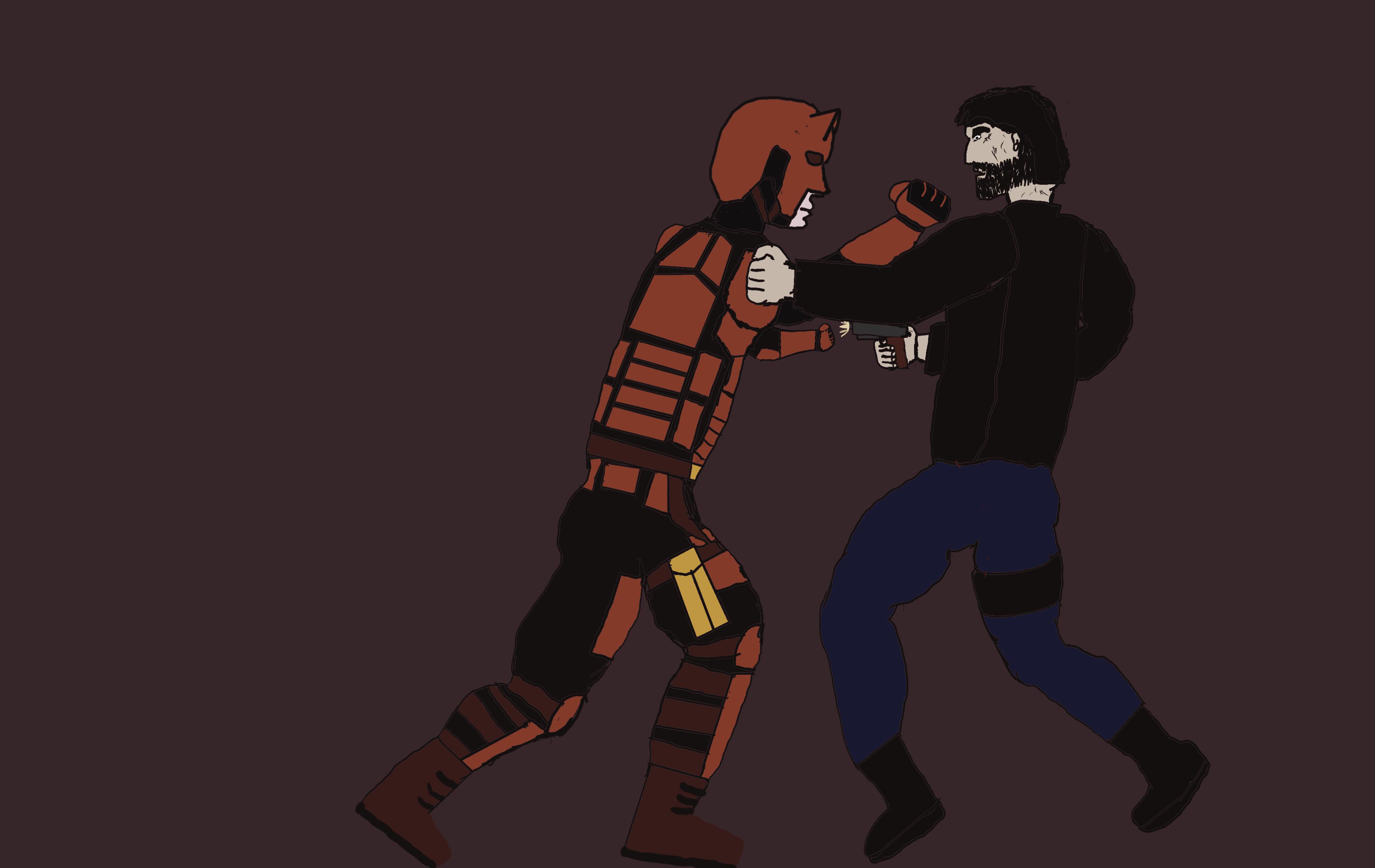 Daredevil vs punisher I’m my style | Scrolller