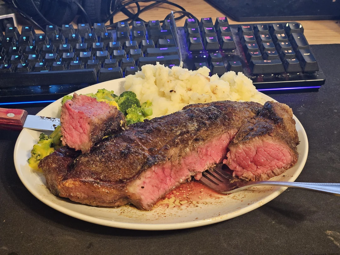 My first reverse sear | Scrolller