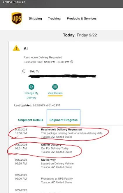 iPhone Deliver Delays by UPS | Scrolller