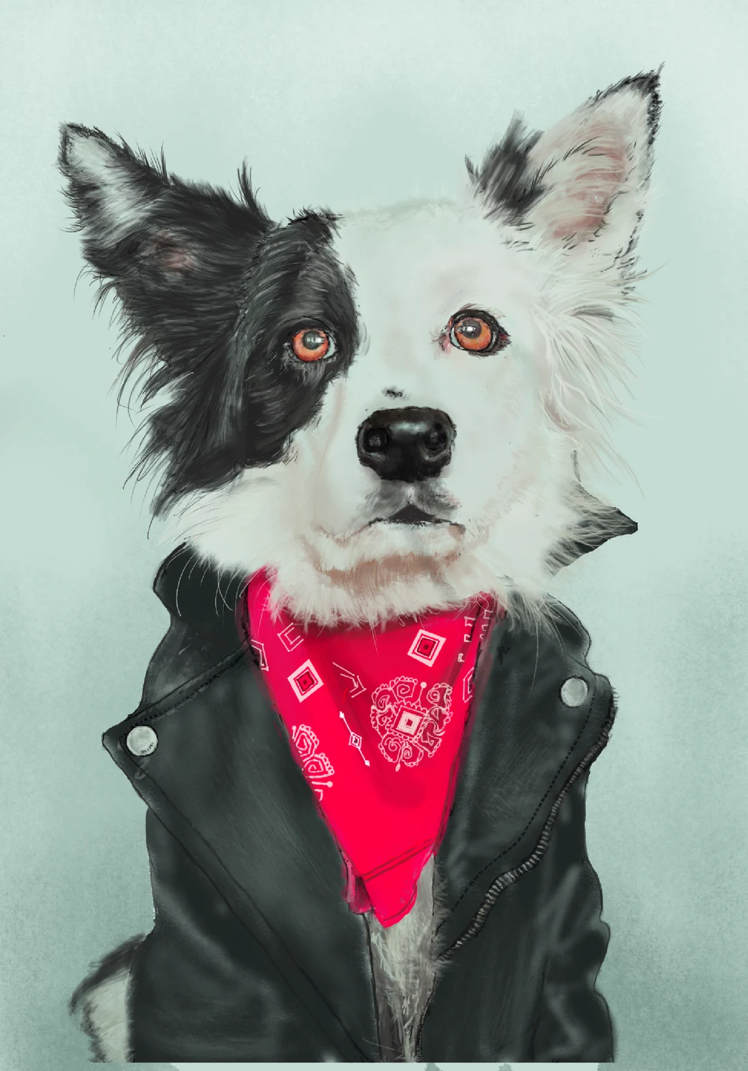 Jess, me, digital drawing, 2023 | Scrolller