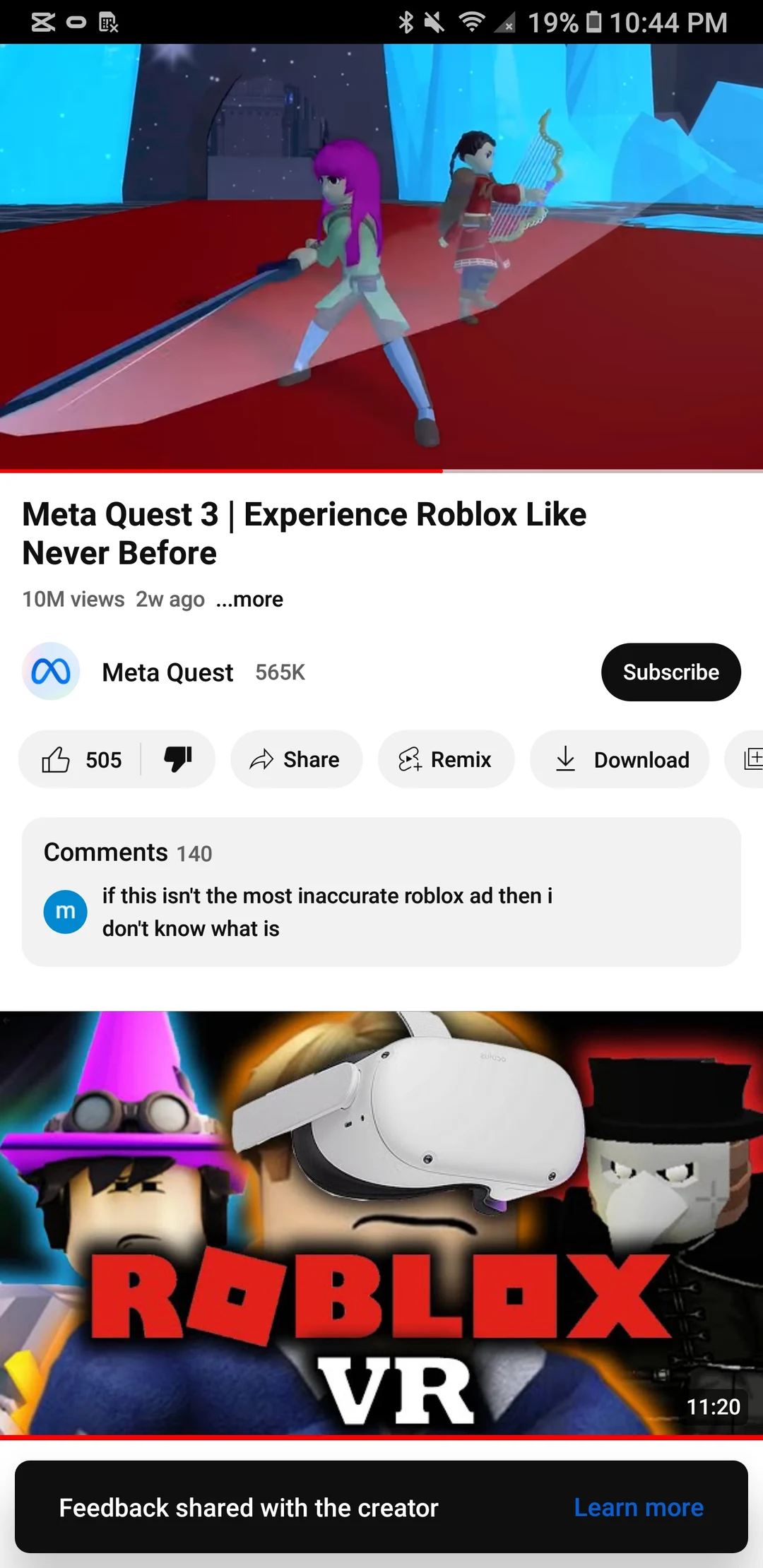 THERE WASNT ANY BLOCKY AVATARS IN THE QUEST 3 ADS ITS JUST RTHRO | Scrolller