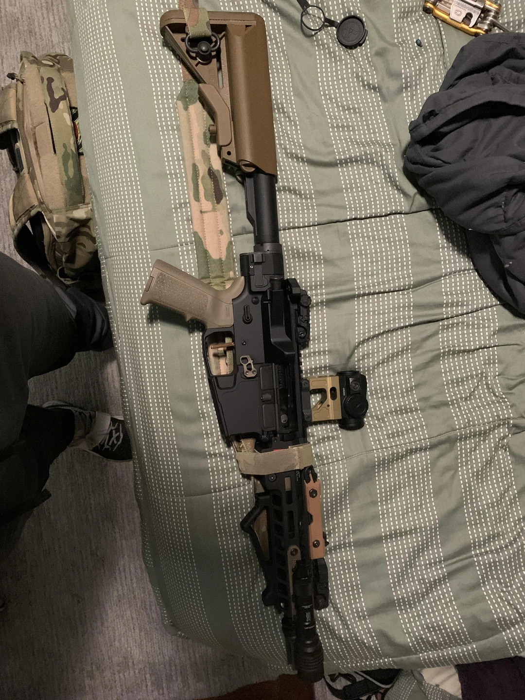 Finally finished my shield folding lower 300blk build. | Scrolller