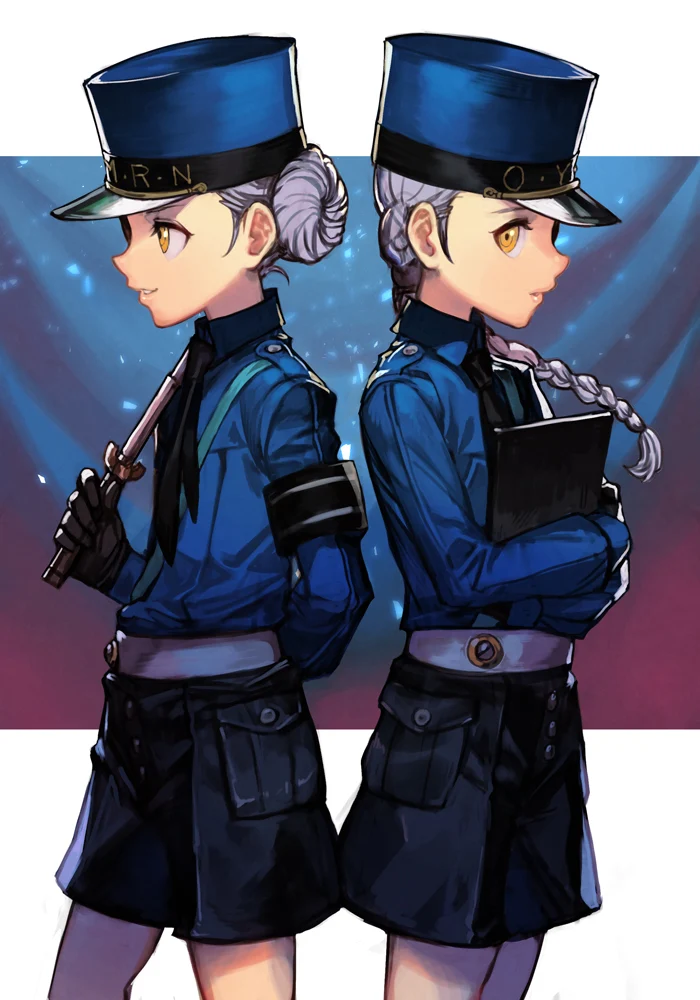 Caroline and Justine (Art by Click_Burgundy) | Scrolller