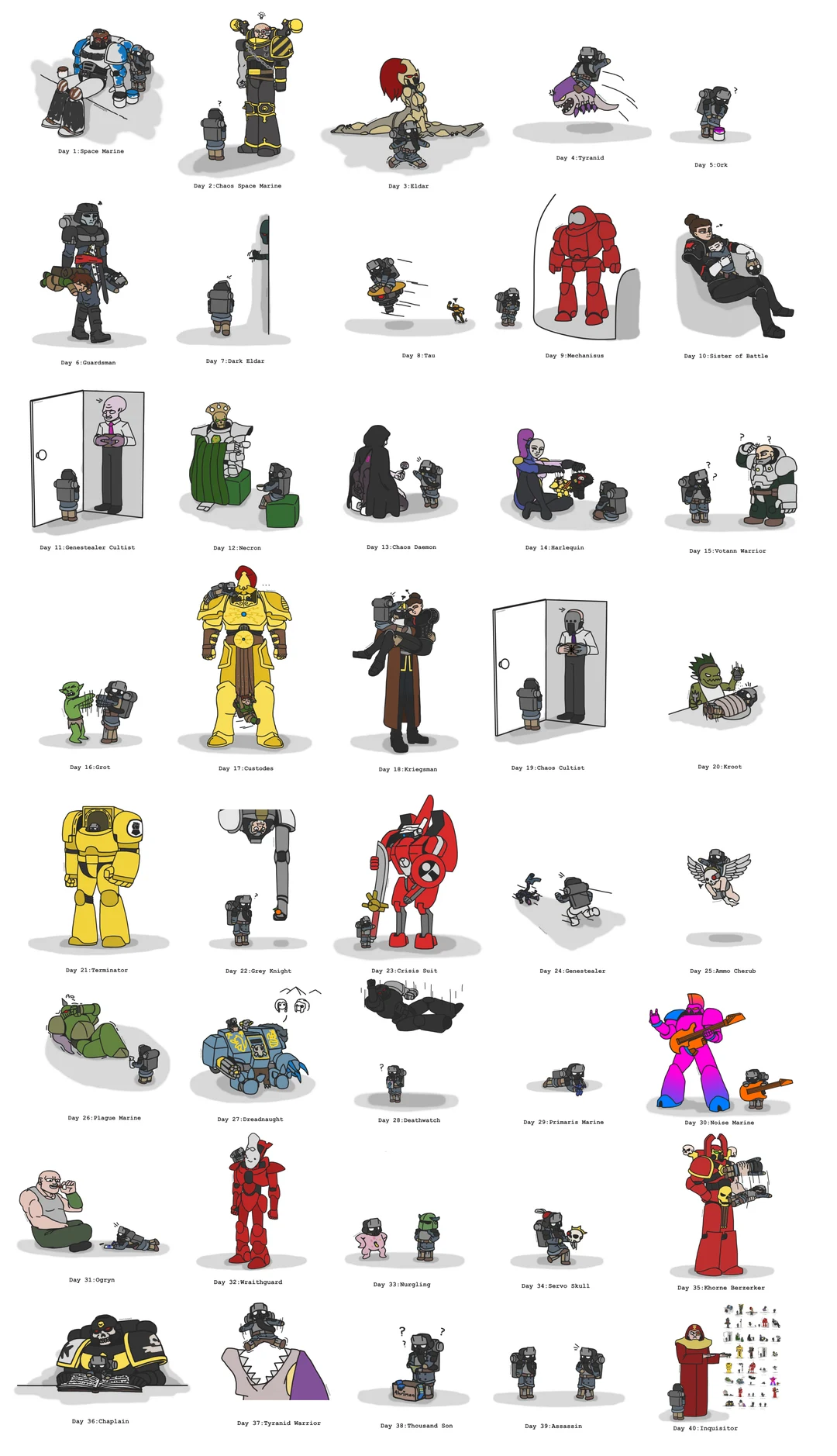 40 days of 40k - Complete | Scrolller