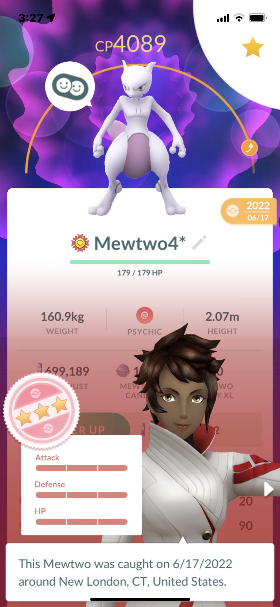 Finally after months of grinding I became best buddies with my perfect Mewtwo | Scrolller
