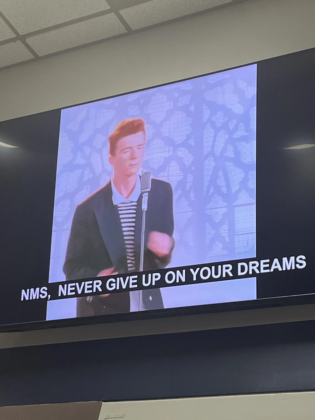 This the second time the school has Rick rolled us | Scrolller