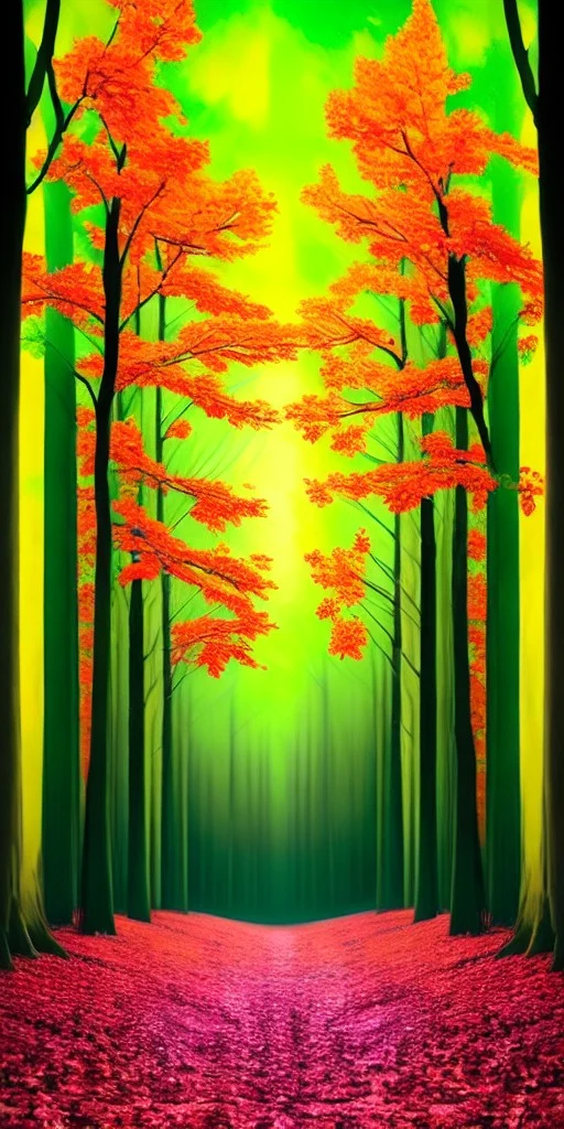 Green Forest, Me, Digital, 2023 | Scrolller