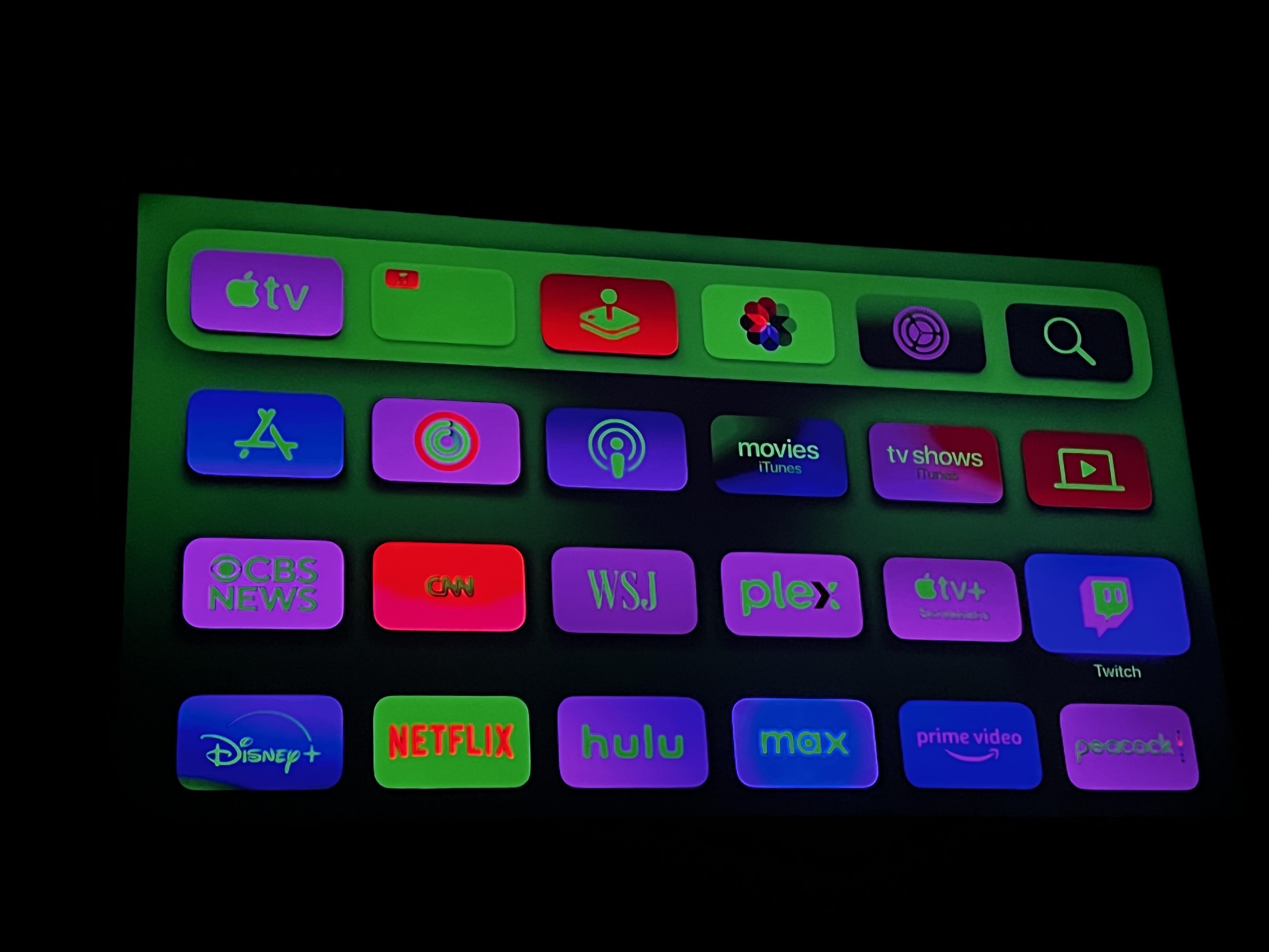 Infrared tint on Apple TV | Scrolller