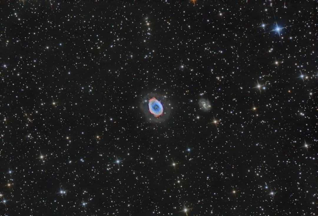 M57 - The Ring Nebula from personal observatory in OH | Scrolller