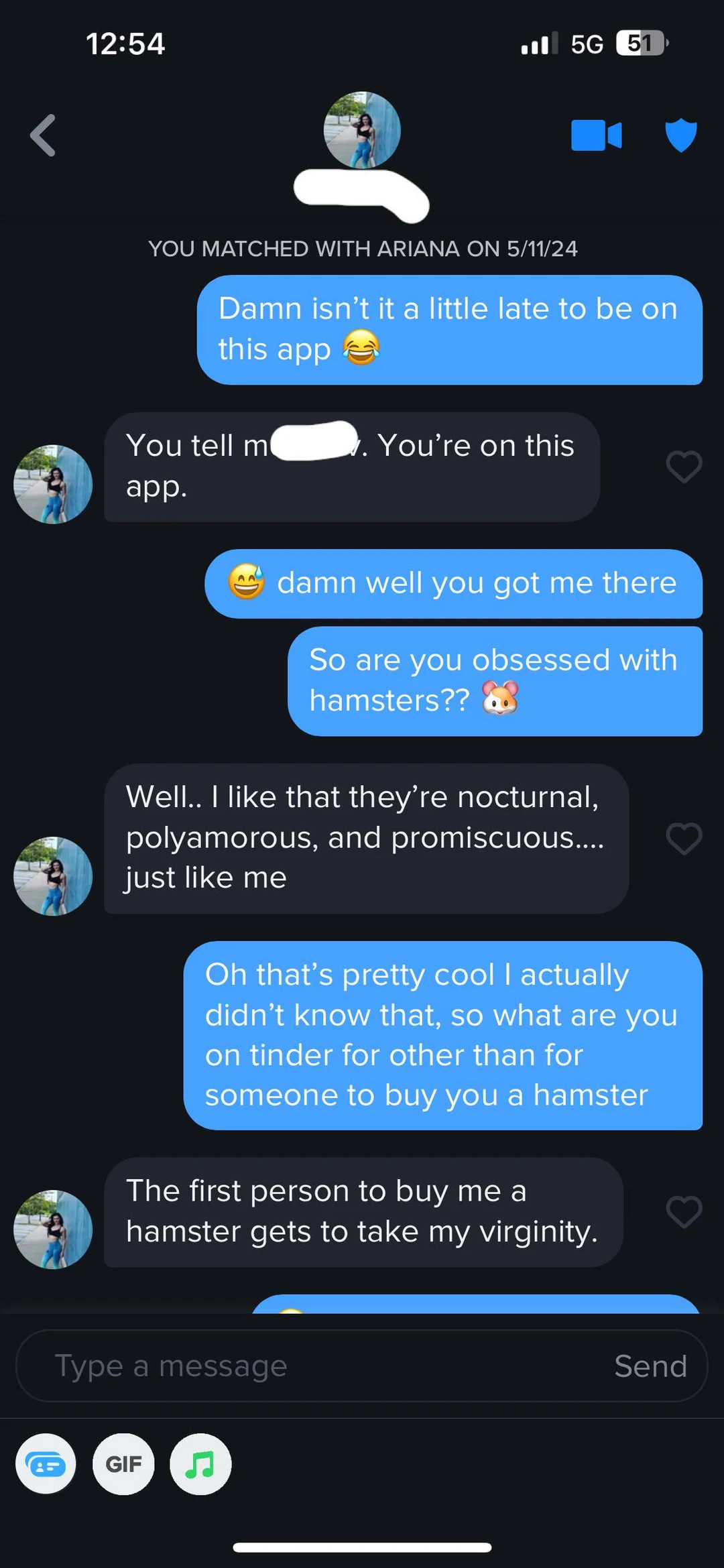Hamster for virginity??? | Scrolller