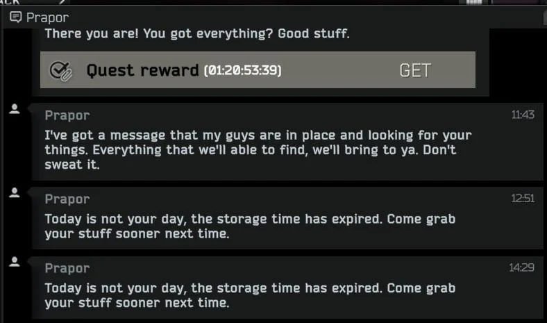 Anyone else experiencing this issue? Prapor keeps telling me stuff I ...