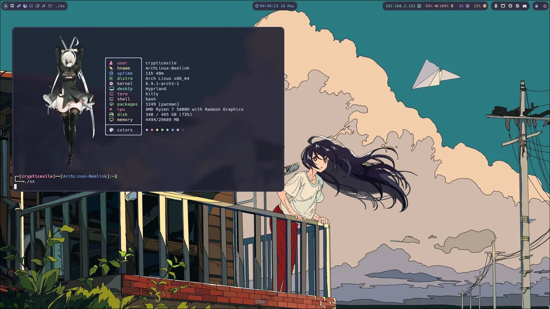 [Hyprland] Minimal, simple and Aweome! | Scrolller