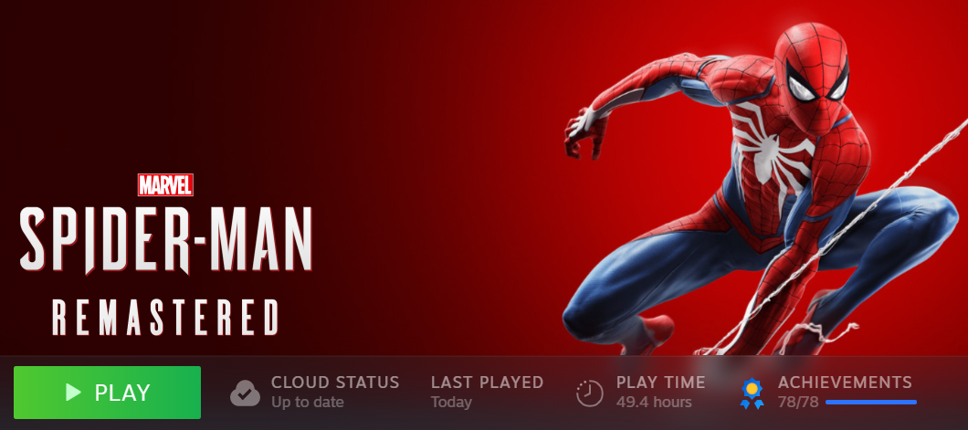 Just 100% Completed Marvel's Spider-Man Remastered | Scrolller