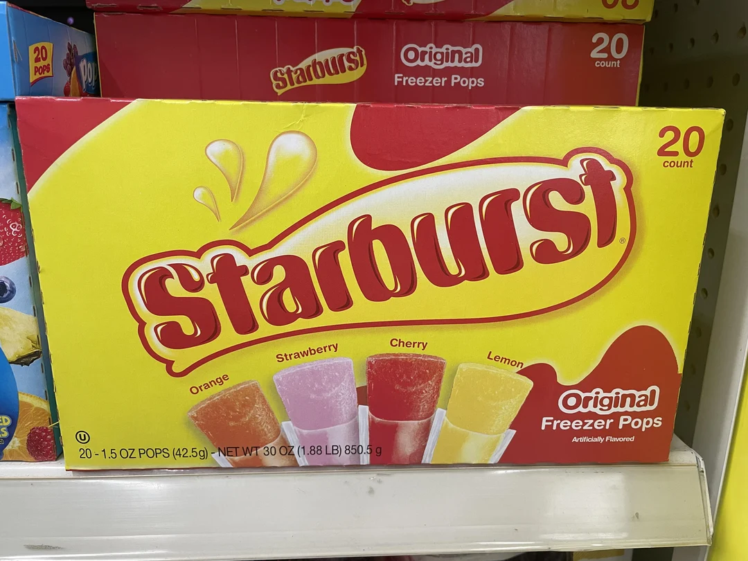 Starburst Freezer Pops | Scrolller