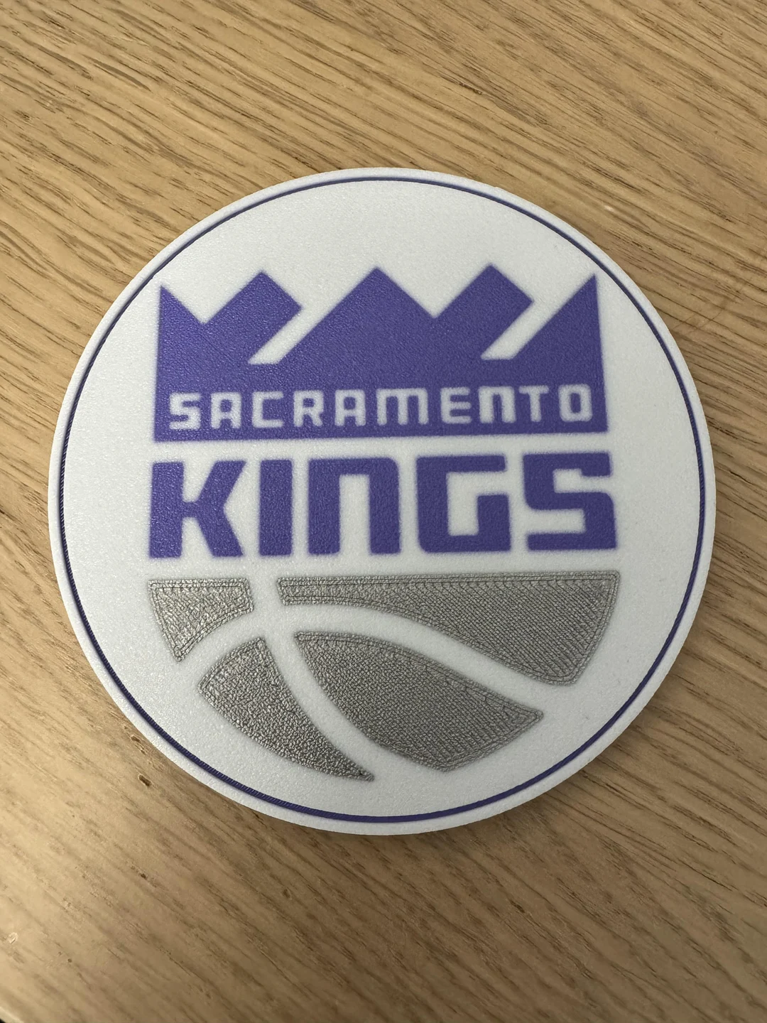 I designed and 3D printed a coaster. Go Kings! | Scrolller