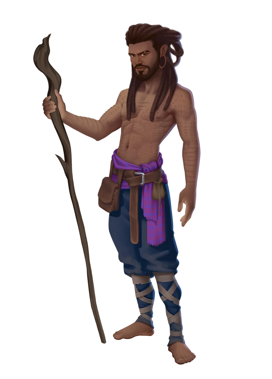 [OC] I redesigned my first RPG character, T'challa :) | Scrolller