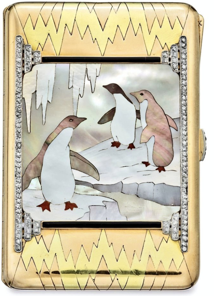 An French Deco Art cigarette case from the 1930s | Scrolller