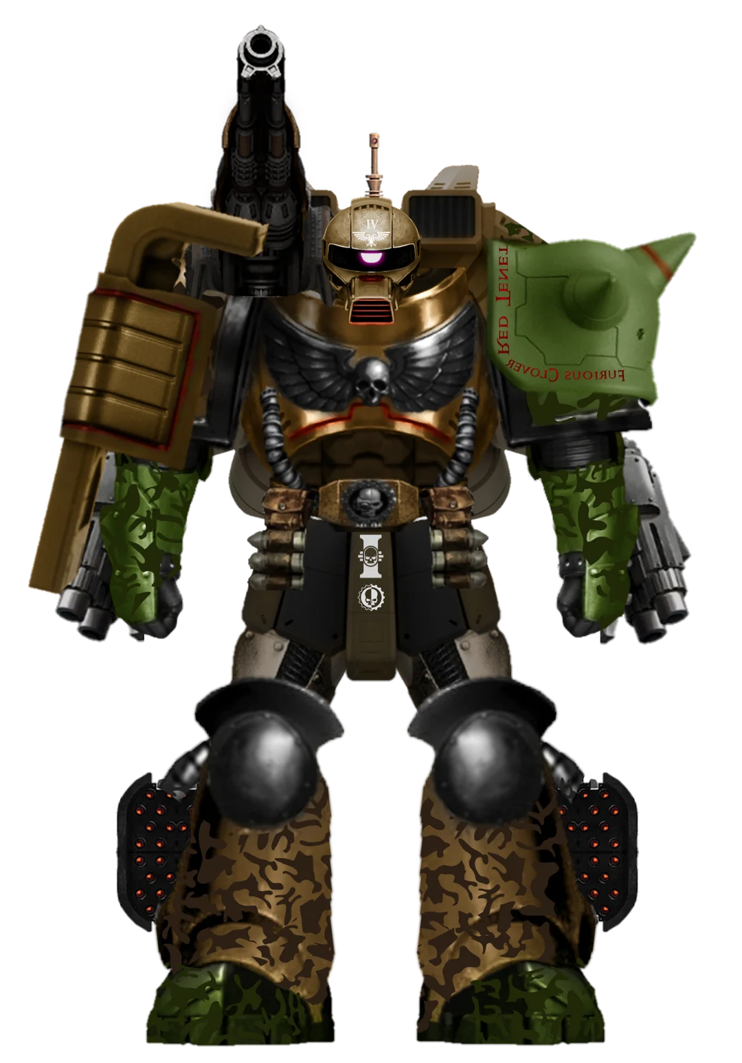 MS-06 Zaku Cannon as a Space Marine | Scrolller