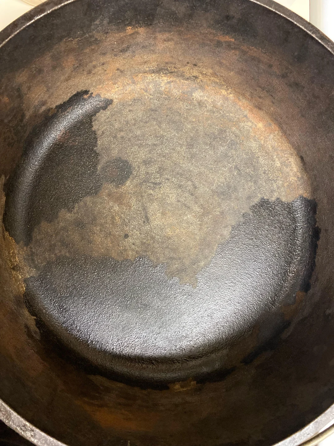 Recovered from my brothers house. Are Lodge even worth saving? | Scrolller