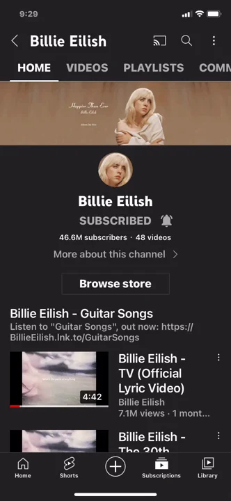 Why is this video on the happier than ever playlist??!!?! | Scrolller