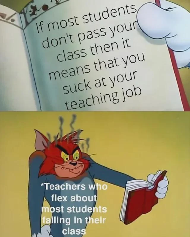 Some teachers enjoy failing students | Scrolller