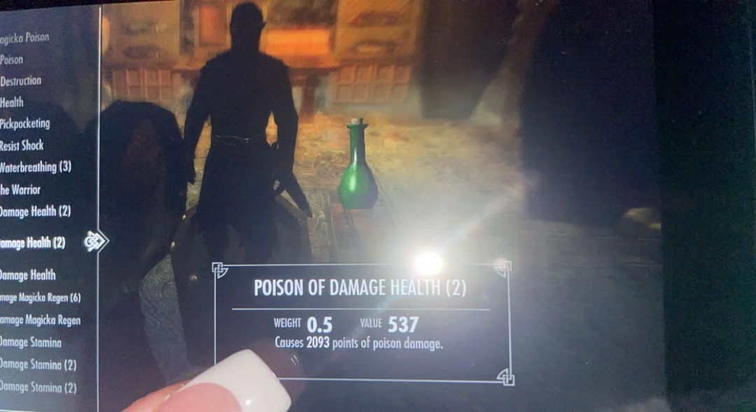 Vanilla Skyrim potion 🧪 | Scrolller