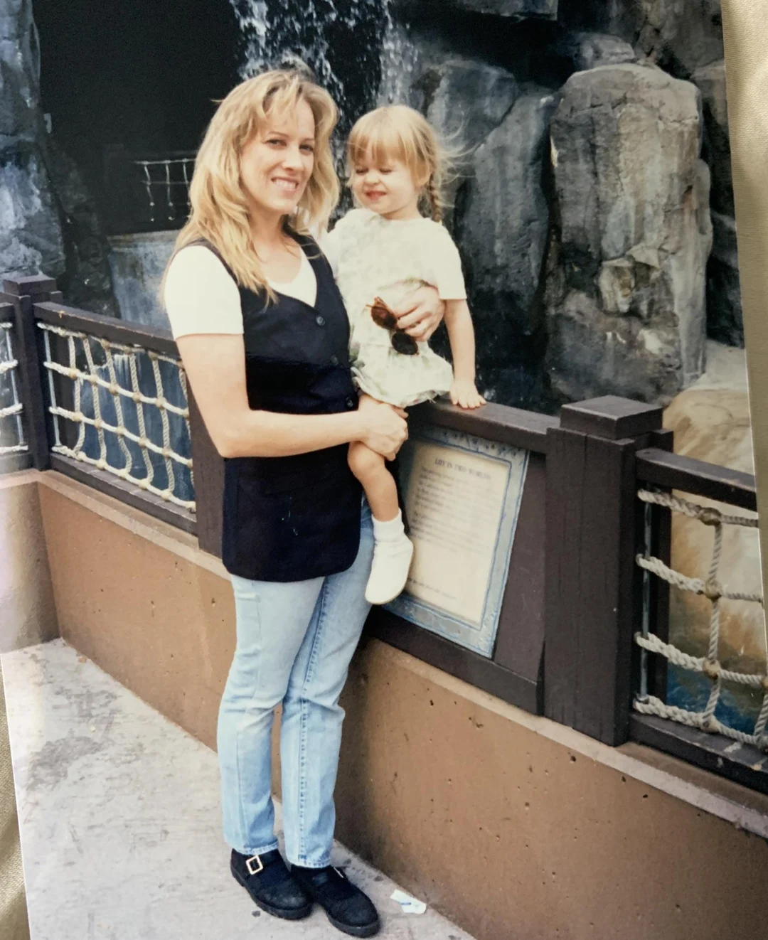 Circa mid 90s, mom serving major 90s style & me being small n cute | Scrolller