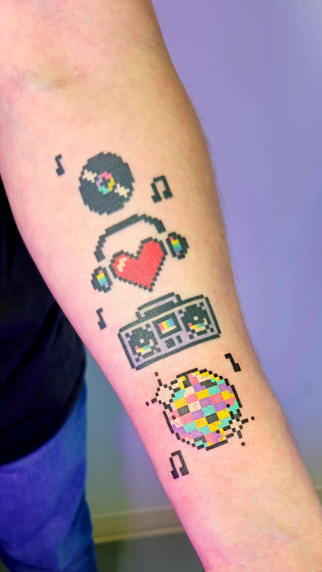 Pixel Art Forearm Tattoo | Scrolller